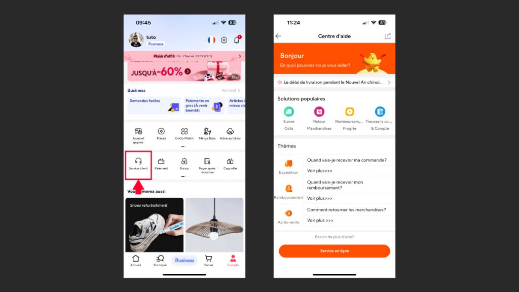 Comment accéder et gérer votre compte AliExpress