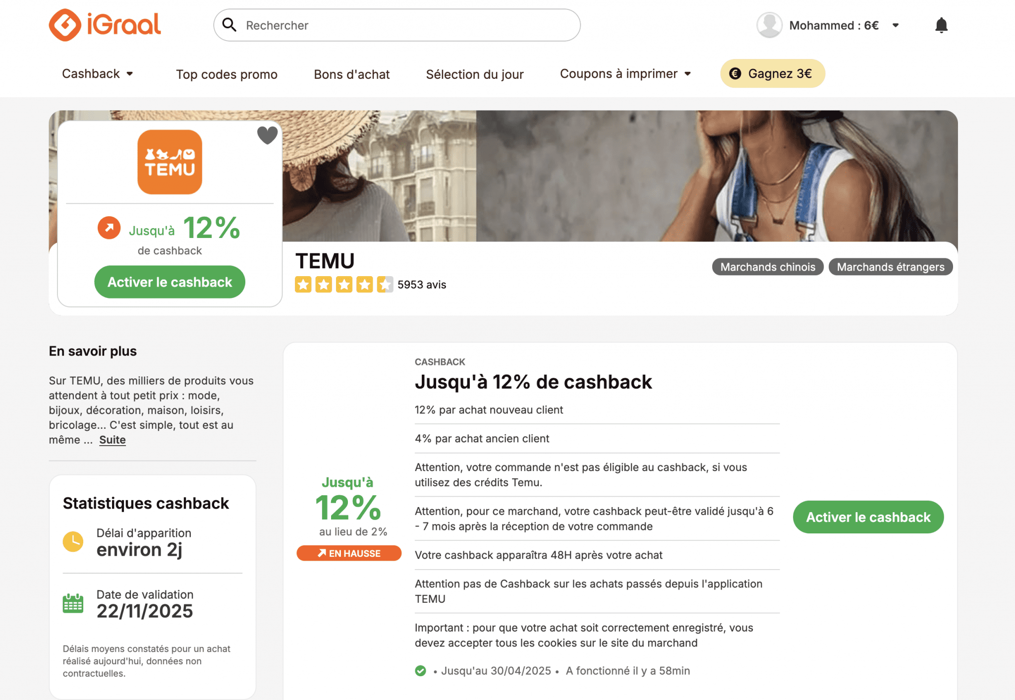 How to earn Temu Cashback?